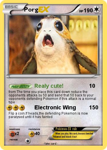 Pokémon Porg 47 47 - Realy cute! - My Pokemon Card
