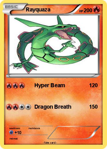 Pokémon Rayquaza 7397 7397 - Hyper Beam - My Pokemon Card