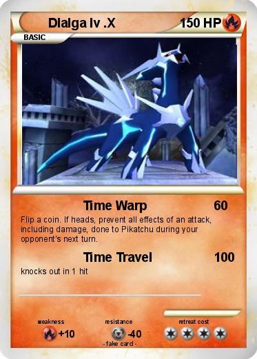 Pokémon DIalga lv X 84 84 - Time Warp - My Pokemon Card