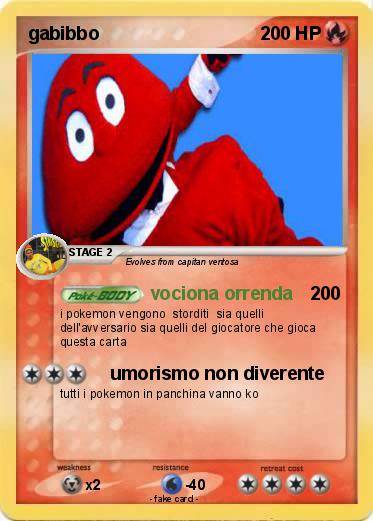 Pokémon gabibbo 1 1 - vociona orrenda - My Pokemon Card