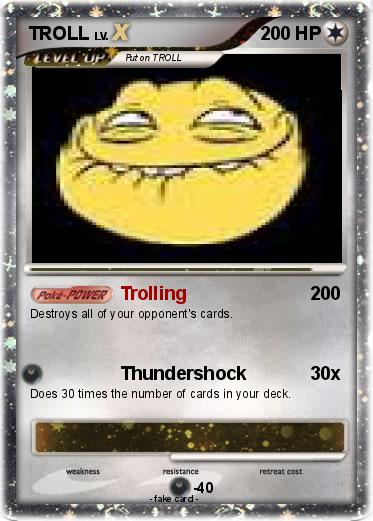 Pokémon TROLL 1970 1970 - Trolling - My Pokemon Card