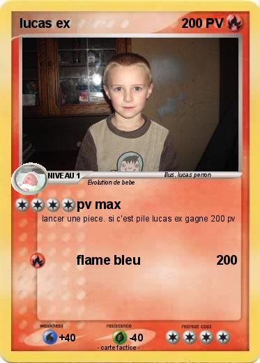 Pokémon lucas ex 10 10 - pv max - Ma carte Pokémon