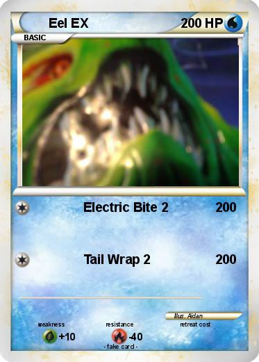 Pokémon Eel EX - Electric Bite 2 - My Pokemon Card