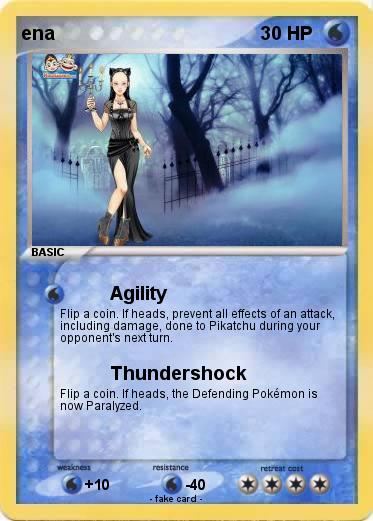 Pokémon ena 5 5 - Agility - My Pokemon Card