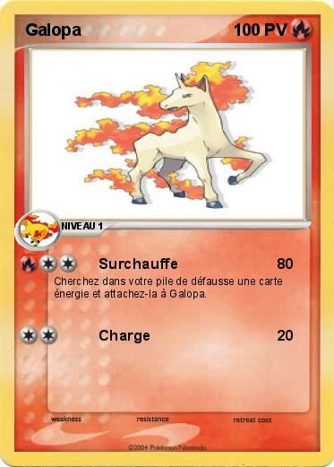 Pokémon Galopa 11 11 - Surchauffe - Ma carte Pokémon