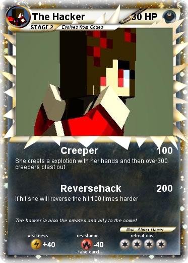 Pokémon The Hacker 9f9C - Creeper - My Pokemon Card