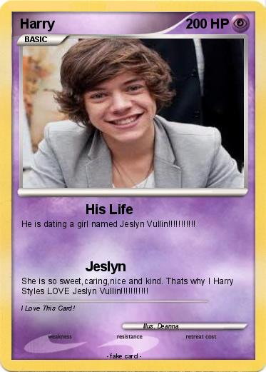 Pokémon Harry 1879 1879 - His Life - My Pokemon Card