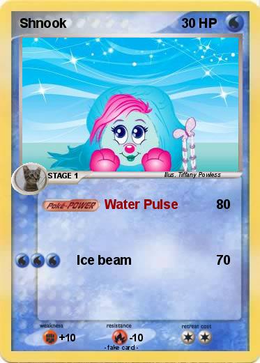 Pokémon Shnook - Water Pulse - My Pokemon Card