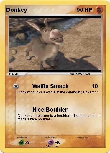 Pokémon Donkey 998 998 - Waffle Smack - My Pokemon Card