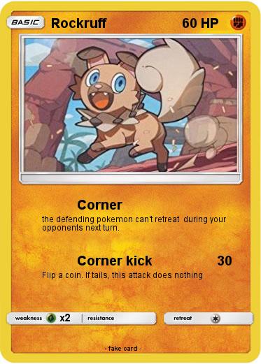 Pokémon Rockruff 67 67 - Corner - My Pokemon Card