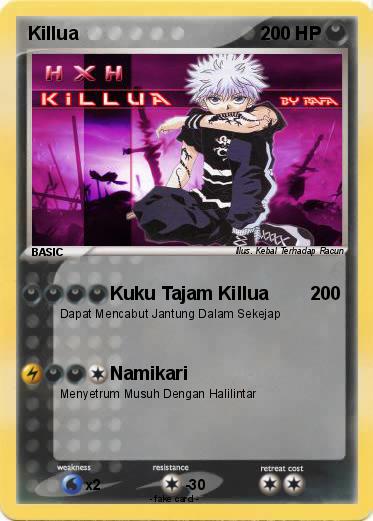 Pokémon Killua 22 22 - Kuku Tajam Killua - My Pokemon Card