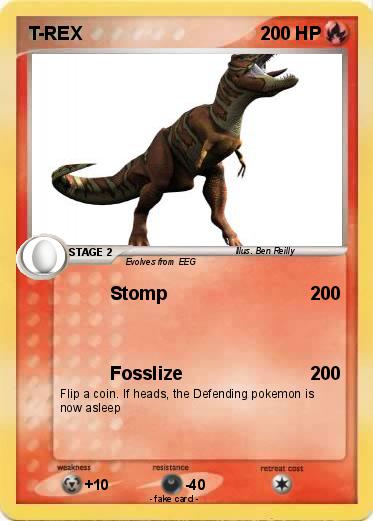 Pokémon T REX 909 909 - Stomp - My Pokemon Card
