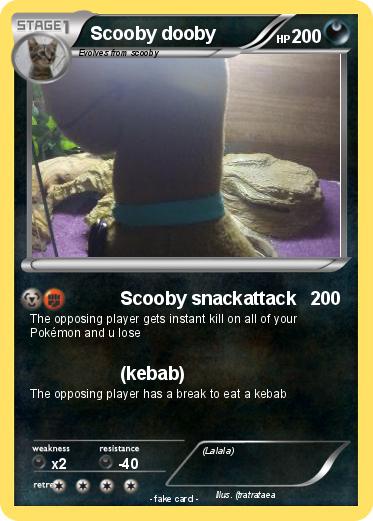 Pokémon Scooby dooby - Scooby snackattack - My Pokemon Card