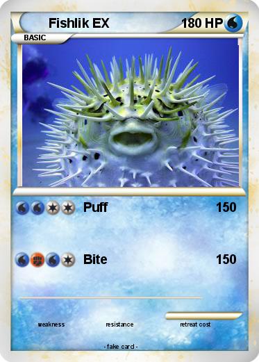 Pokémon Fishlik EX - Puff - My Pokemon Card