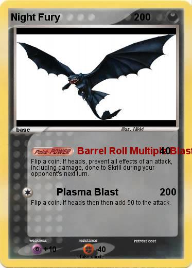 Pokémon Night Fury 257 257 - Barrel Roll Multiple Blasts - My Pokemon Card