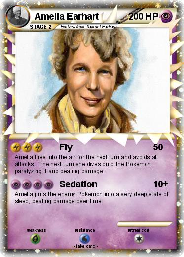 Pokémon Amelia Earhart 5 5 - Fly - My Pokemon Card