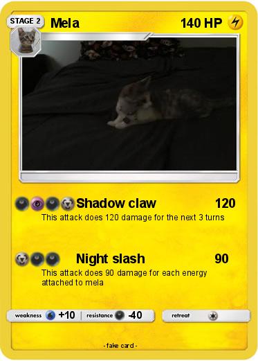 Pokémon Mela 4 4 - Shadow claw - My Pokemon Card