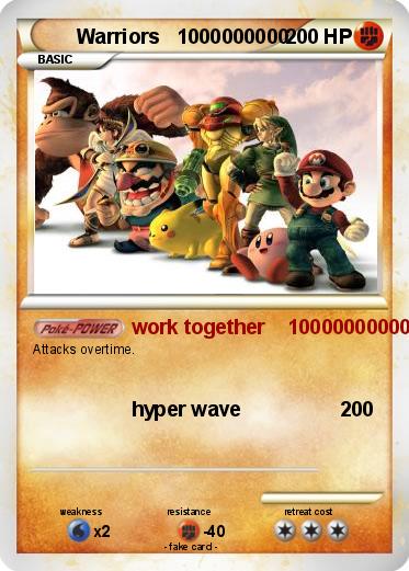 Pokémon Warriors 1000000000 1000000000 - work together 10000000000 - My ...