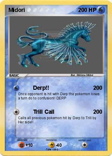 Pokémon Midori 5 5 - Derp!! - My Pokemon Card