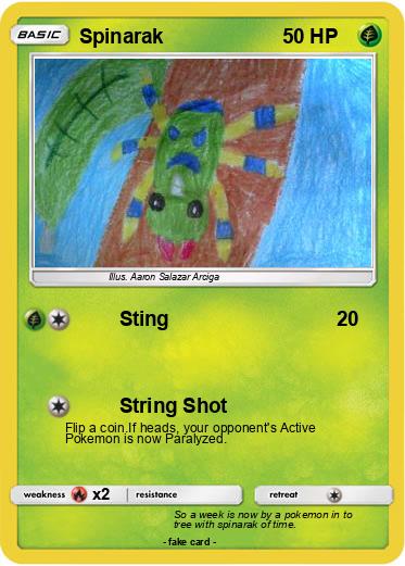 Pokémon Spinarak 28 28 - Sting - My Pokemon Card