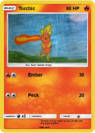 Pokémon Torchic 370 370 - Ember - My Pokemon Card