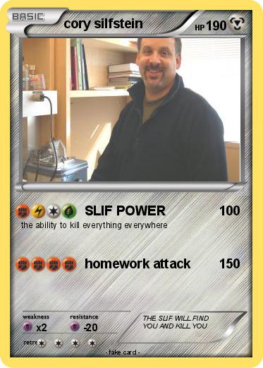 Pokémon cory silfstein - SLIF POWER - My Pokemon Card