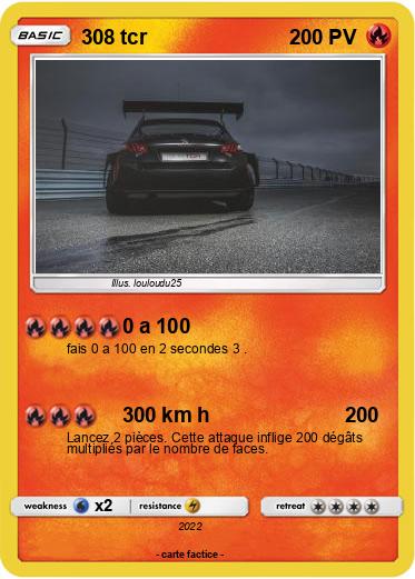 Pokémon 308 tcr - 0 a 100 - Ma carte Pokémon