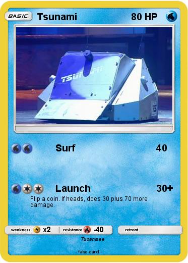 Pokémon Tsunami 294 294 - Surf - My Pokemon Card