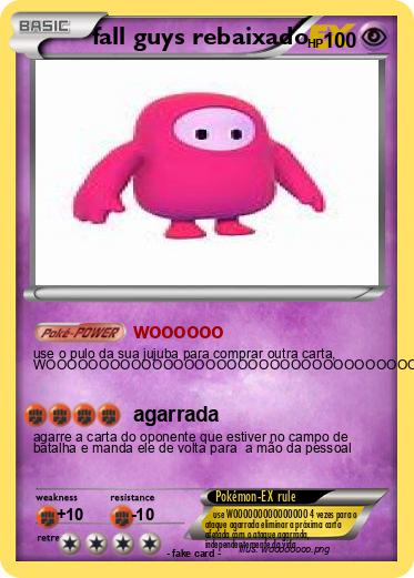 Pokémon fall guys rebaixado - woooooo - My Pokemon Card