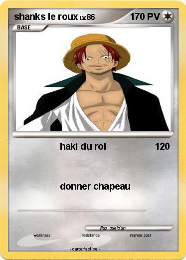 Pokémon shanks le roux 40 40 - haki du roi - Ma carte Pokémon