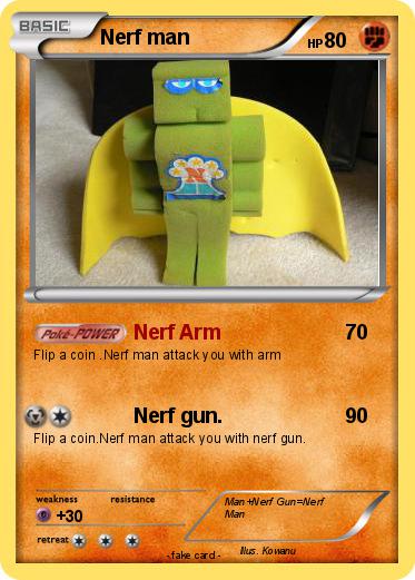 Pokémon Nerf man - Nerf Arm - My Pokemon Card