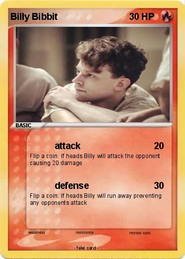 Pokémon Billy Bibbit - attack - My Pokemon Card