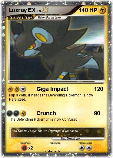 Pokémon Luxray EX 12 12 - Giga Impact - My Pokemon Card
