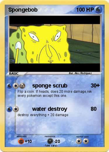 Pokémon Spongebob 2817 2817 - sponge scrub - My Pokemon Card