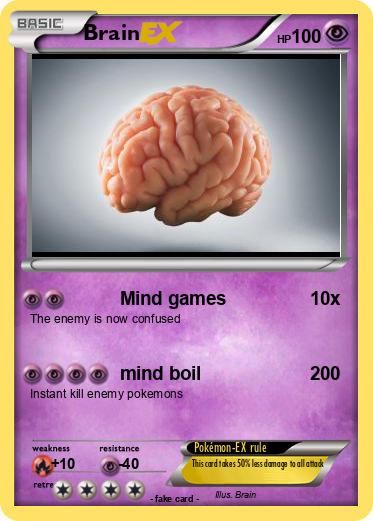 Pokémon Brain 211 211 - Mind games - My Pokemon Card