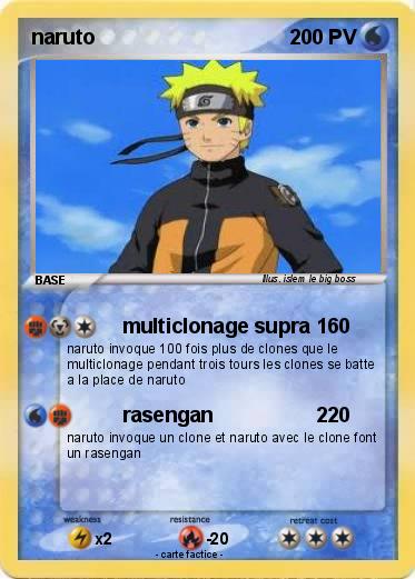 Pokémon naruto 3507 3507 - multiclonage supra 160 - Ma carte Pokémon