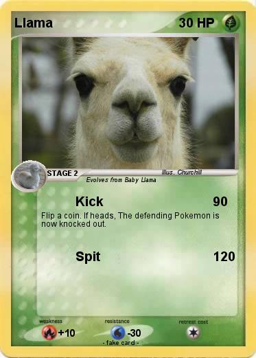Pokémon Llama 227 227 - Kick - My Pokemon Card