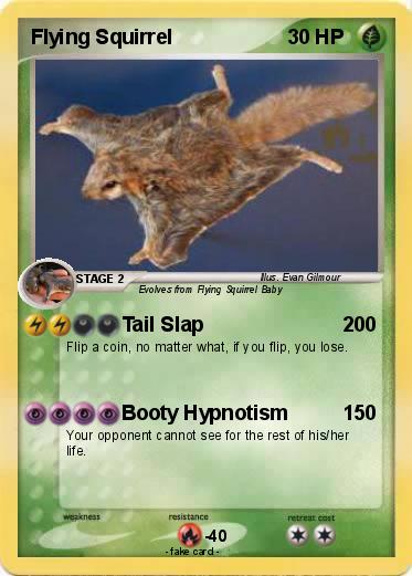 Pokémon Flying Squirrel 20 20 - Tail Slap - My Pokemon Card