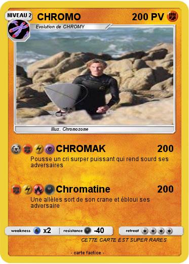 Pokémon CHROMO - CHROMAK - Ma carte Pokémon