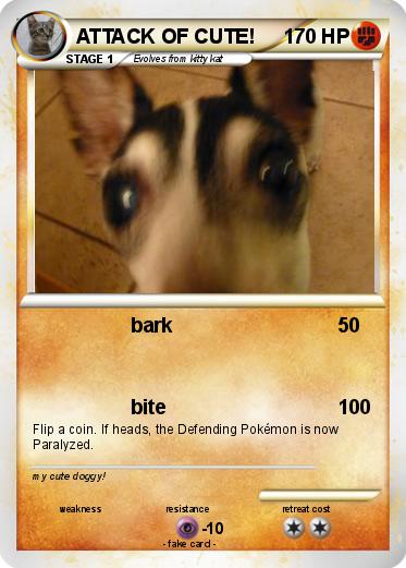 Pokémon ATTACK OF CUTE - bark - My Pokemon Card
