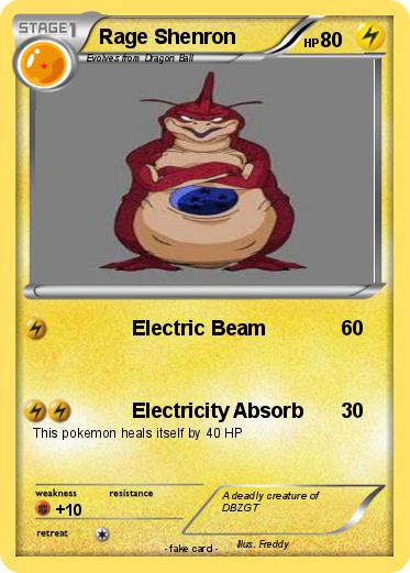 Pokémon Rage Shenron - Electric Beam - My Pokemon Card