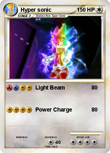 Pokémon Hyper sonic 89 89 - Light Beam - My Pokemon Card