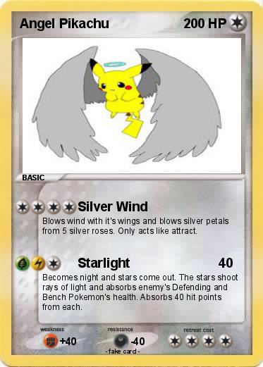 Pokémon Angel Pikachu - Silver Wind - My Pokemon Card