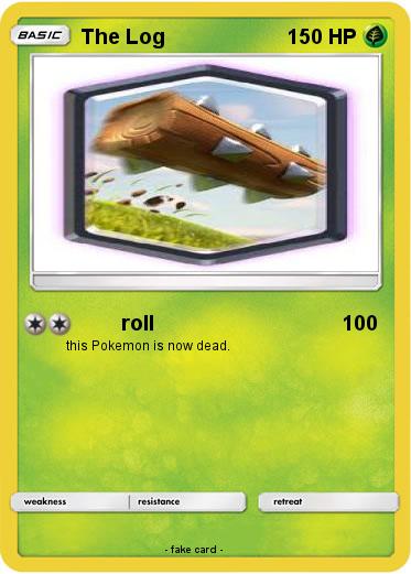 Pokémon The Log 4 4 - roll - My Pokemon Card