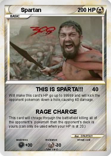 Pokémon Spartan 590 590 - THIS IS SPARTA!!! - My Pokemon Card