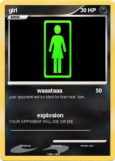 Pokémon girl 255 255 - waaataaa - My Pokemon Card