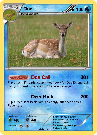 Pokémon Doe 5 5 - Doe Call - My Pokemon Card