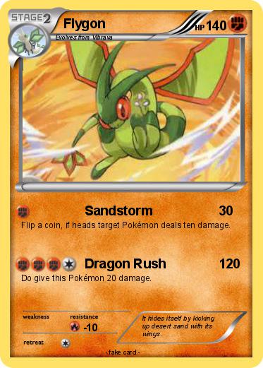 Pokémon Flygon 446 446 - Sandstorm - My Pokemon Card