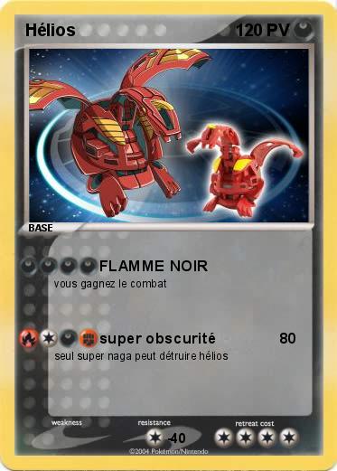 Pokémon Helios - FLAMME NOIR - Ma carte Pokémon