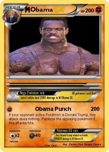 Pokémon Obama 1267 1267 - Obama Punch - My Pokemon Card